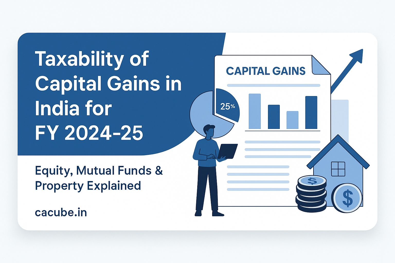 Taxability of Capital Gains in India for FY 2024-25 (AY 2025-25 ...